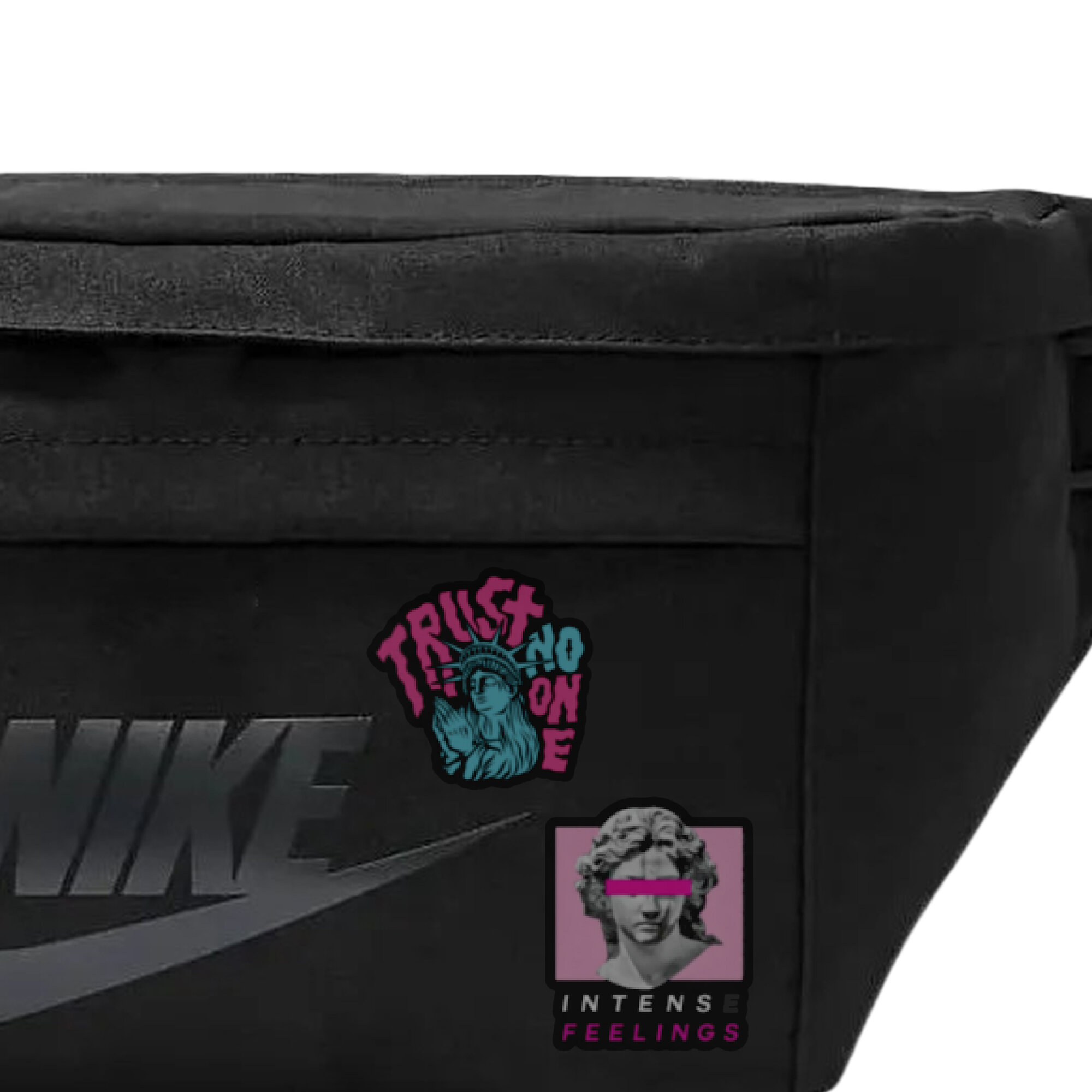 Сумка поясная NIKE Nike Polyester Pack Regular, фактура гладкая, черный — фото 1