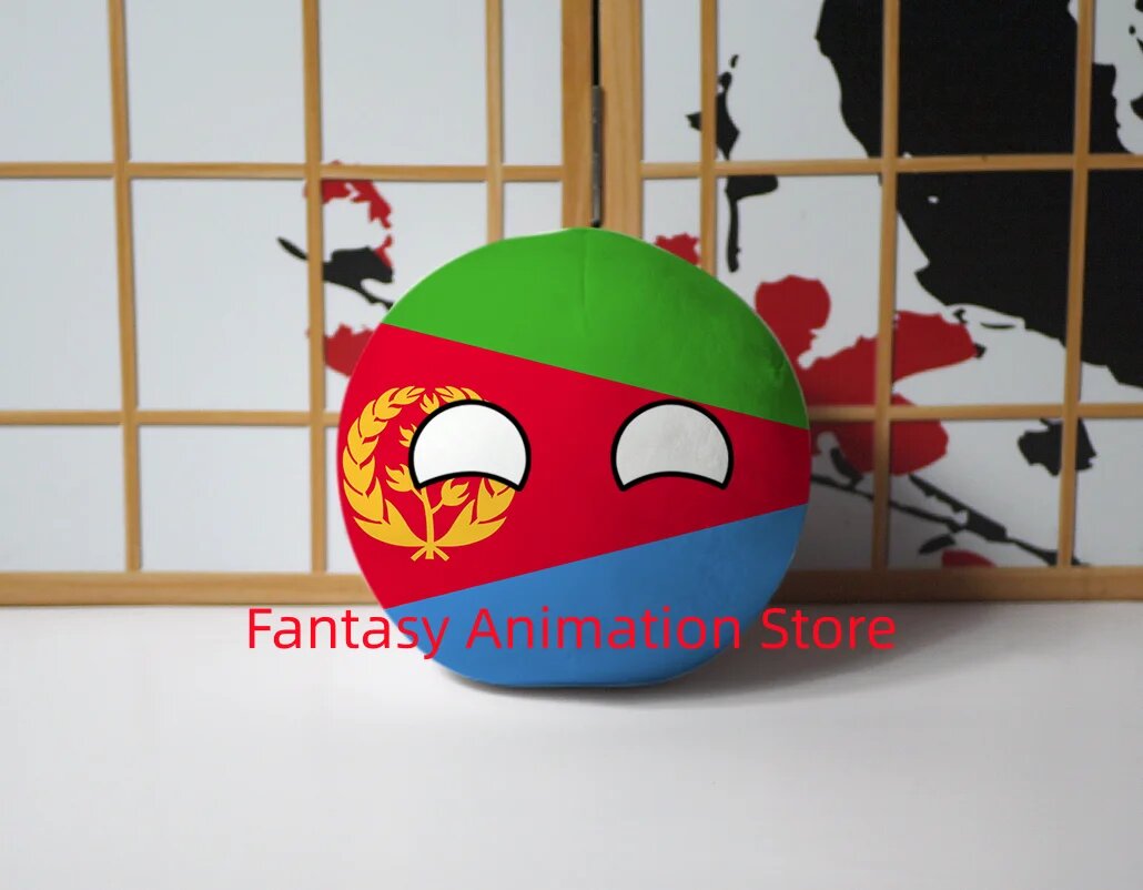Плюшевая кукла Countryball Эритрея, 8 см