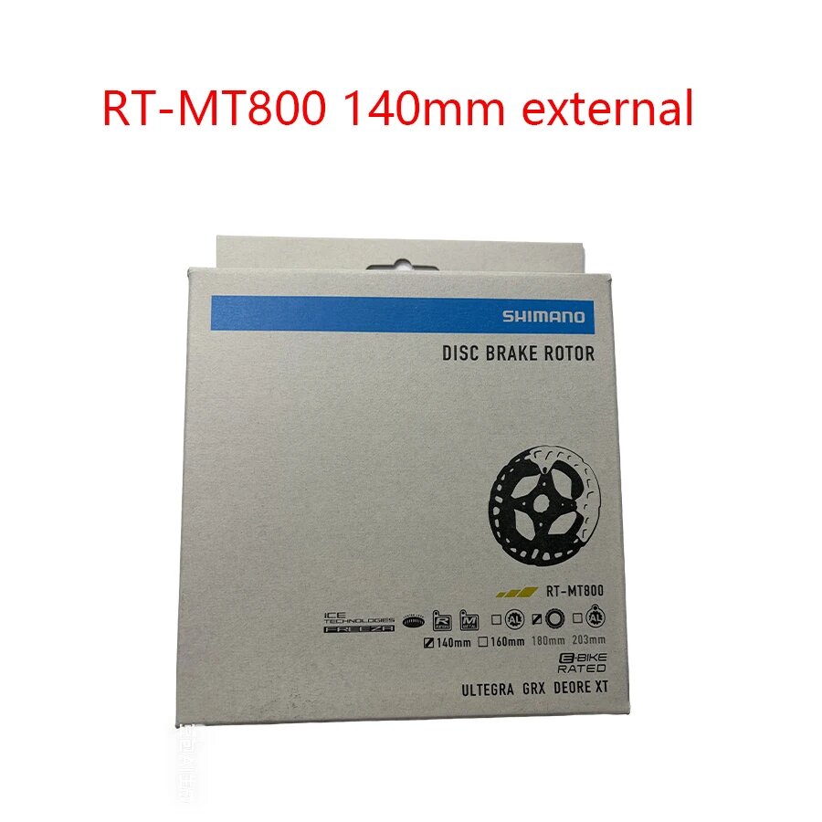 Тормозной диск Shimano DEORE XT RT MT800 Ice Point 140/160/180 мм Center Lock 140mm external