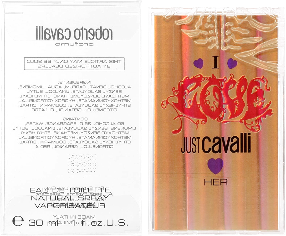 Just Cavalli I Love Her туалетная вода 30 мл / Роберто Кавалли Джаст Кавалли