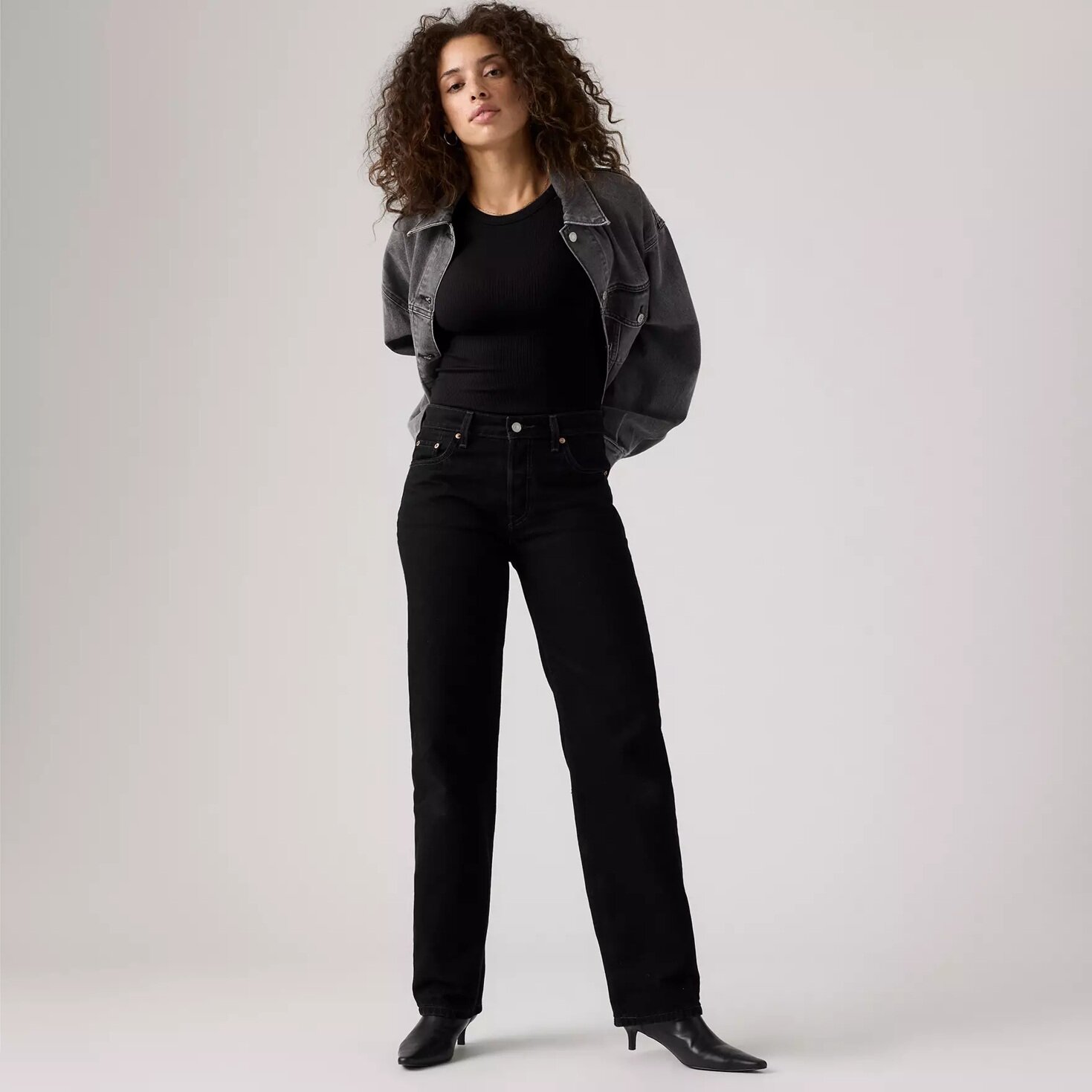 Джинсы классические Levi's 501, размер 26/32 JEAN, черный — фото 1
