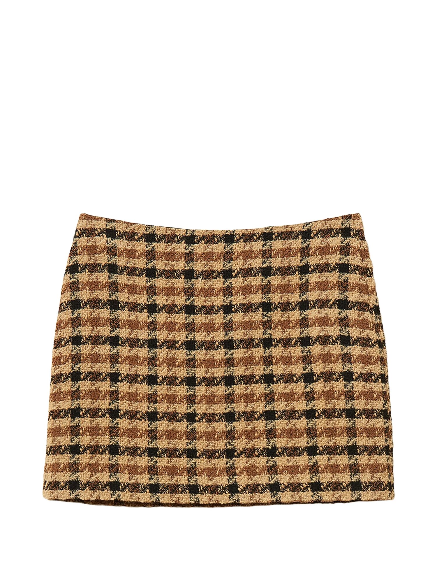 Юбка Twinset Milano Check bouclé miniskirt