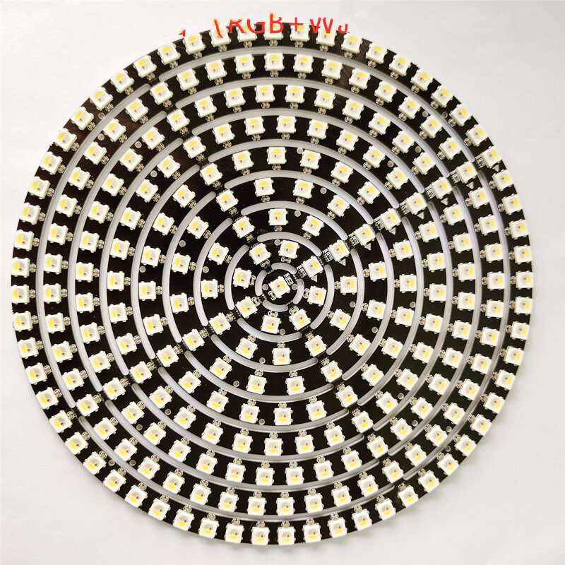 WS2812B SK6812 RGBW 241 Led Кольцо 5050 RGB + Теплые белые 3000K лампы Led Черный PCB DC5V