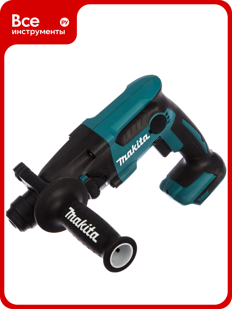 Перфоратор Makita LXT DHR165Z, 2 режима, 18V, 1.3 Дж, 0-5300 уд/мин, 0-1600 об/мин, sds-plus, без аккумулятора в комплек