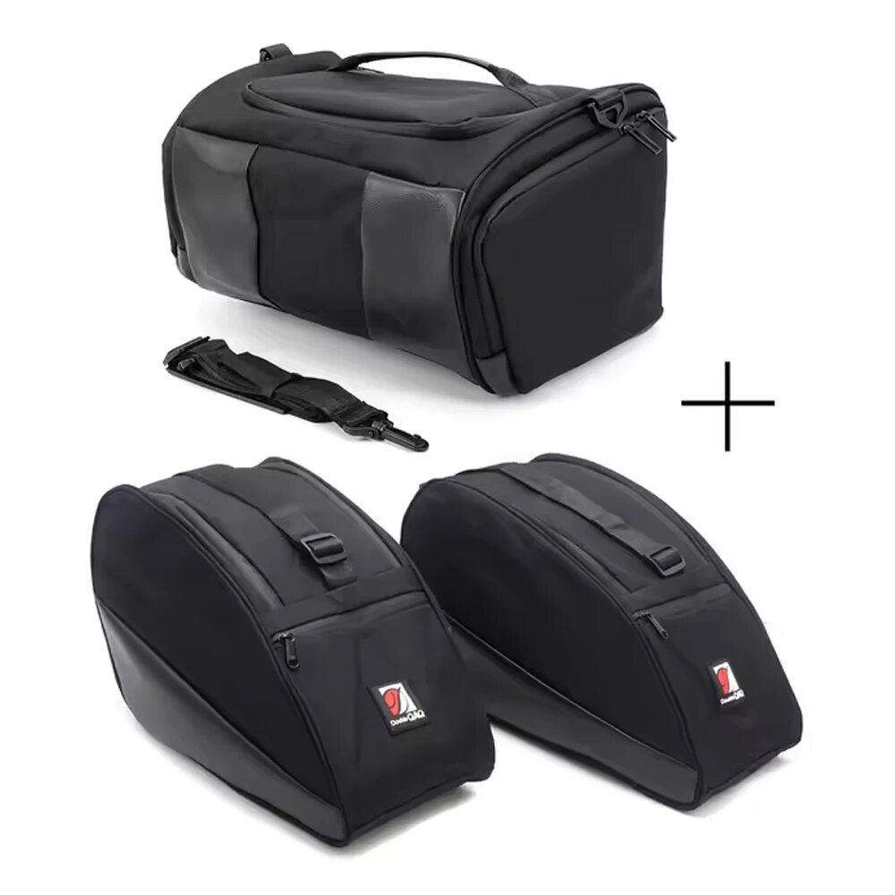 Аксессуары для мотоциклов, сумки для багажа для BMW K1600B K1600 B K1600 Grand America, черный A set