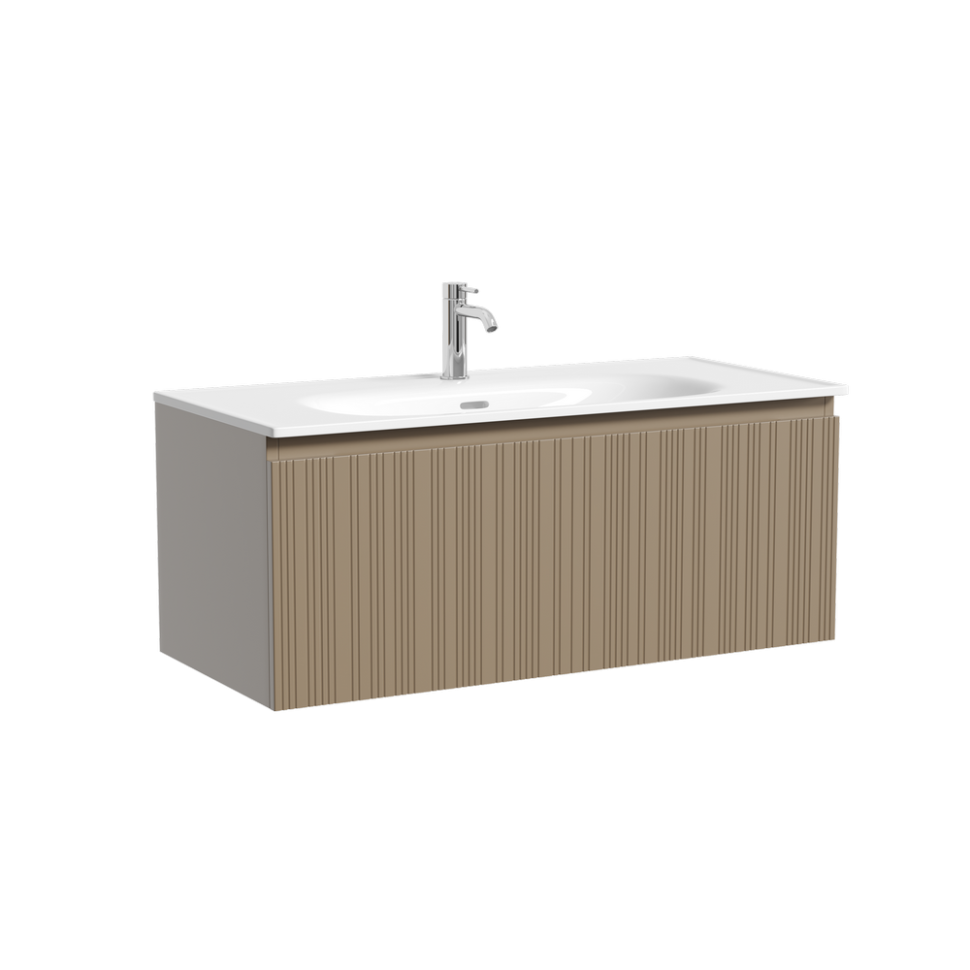 Шкаф-пенал подвесной SANCOS Code, 350х350х1650 мм, цвет серая платина, арт. PCD35GP