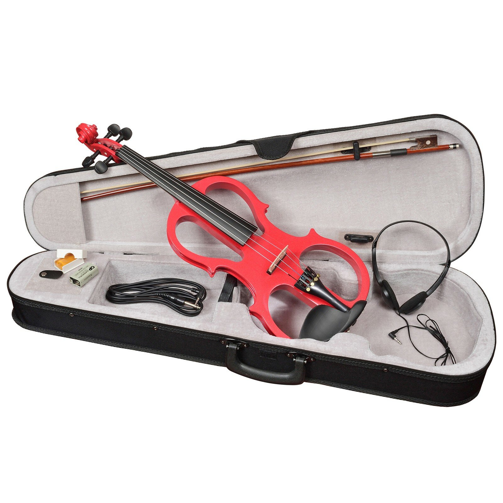 ANTONIO LAVAZZA EVL-01 RD - Электроскрипка размер 4/4, цвет - красный, контурная