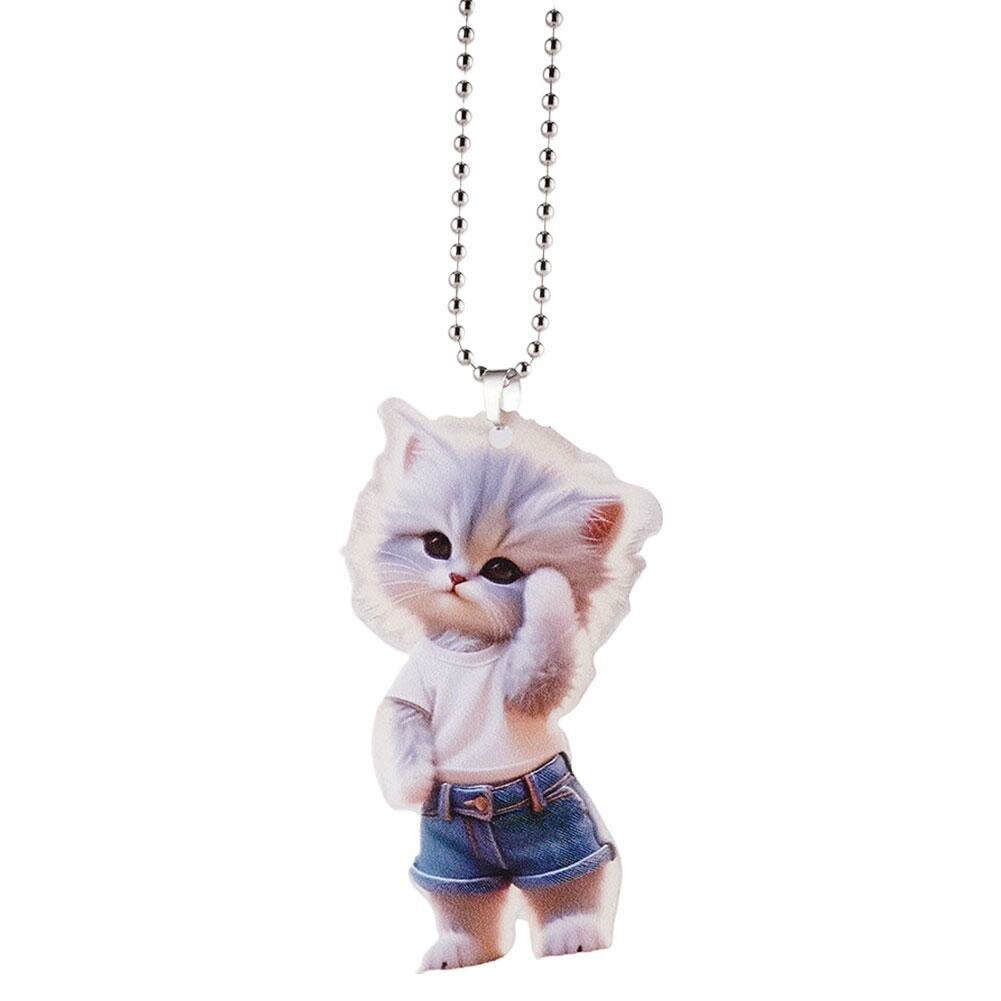 Милая подвеска для автомобиля в виде кошки