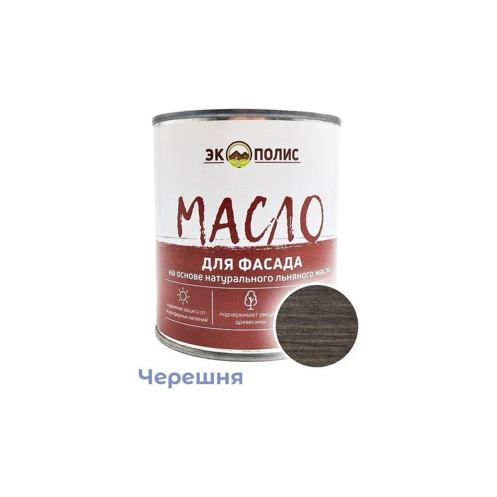 Экополис Масло для фасада 0,75 л. черешня mdf-075-cheresh