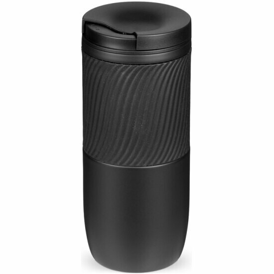 Термокружка Waterline "Pillar" 550 мл, вакуумная, нерж. сталь, черный (823067)