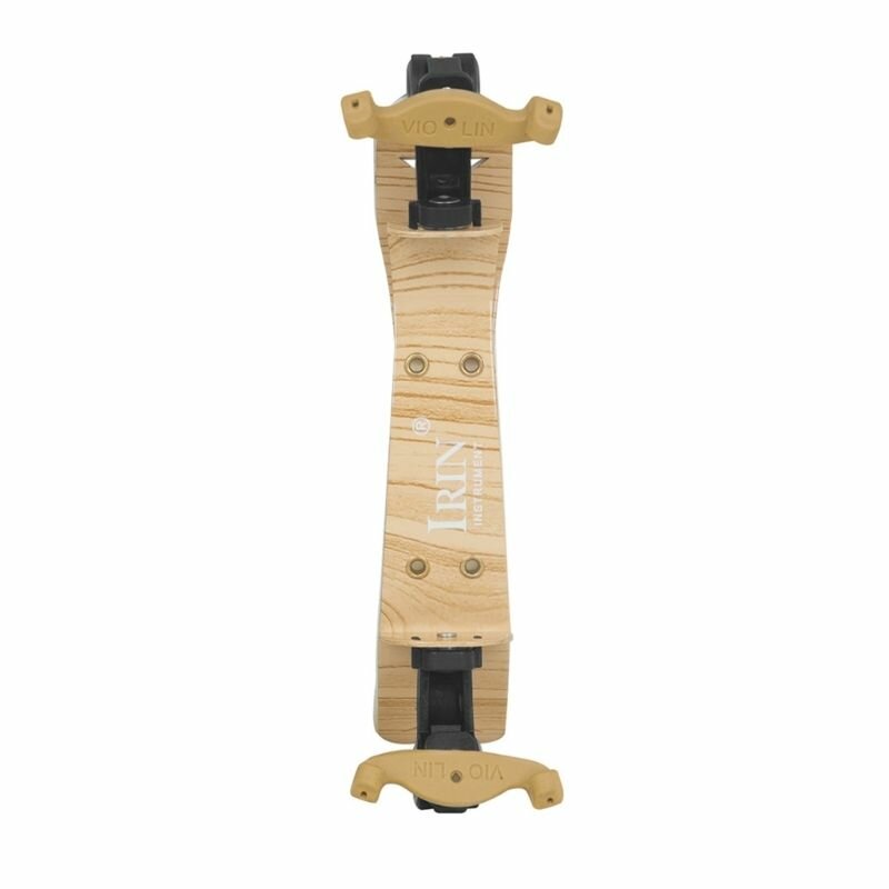Аксессуар для струнных, Плечевой упор для скрипки 1/2 из алюминиевого сплава LN221, древесный рисунок