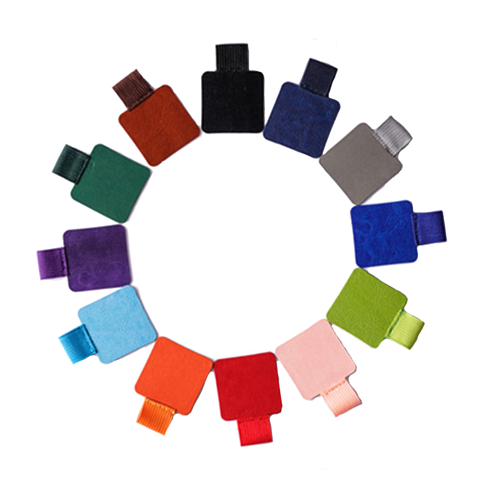 Держатель Петли для ручки из 5 Упаковок Прочный Клейкий Кожаный Карандаш Эластичная Петля Предназначена для Ручек-Карандашей-Роллболов, Стилуса