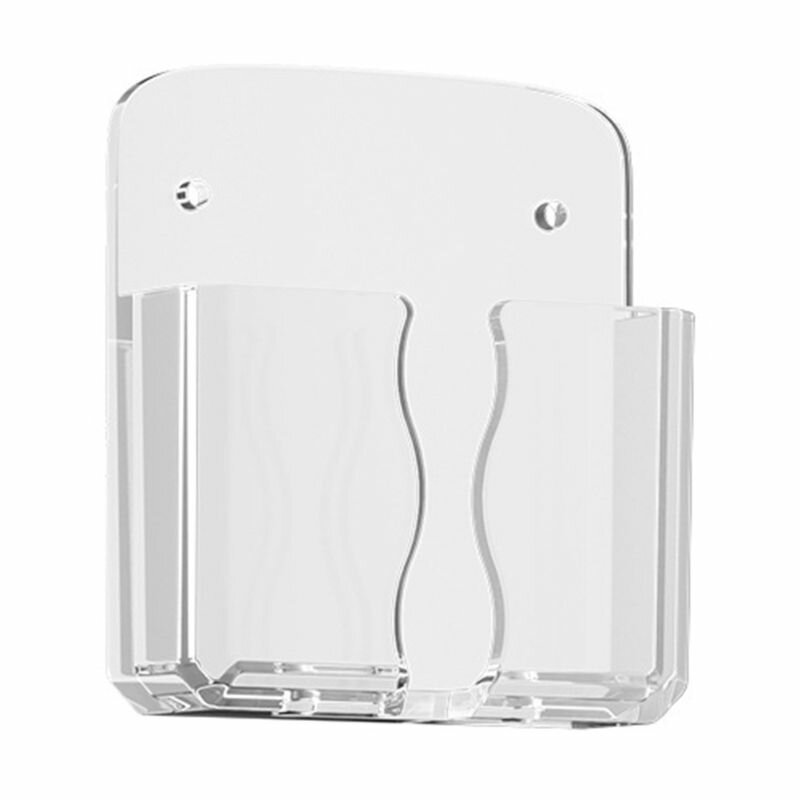 Держатель для телефона на стену с зарядкой, прозрачный