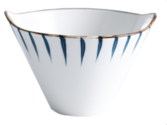 Керамическая ручная посуда с японской лапшой, тарелка с рисовым салатом, домашняя посуда с японской лапшой