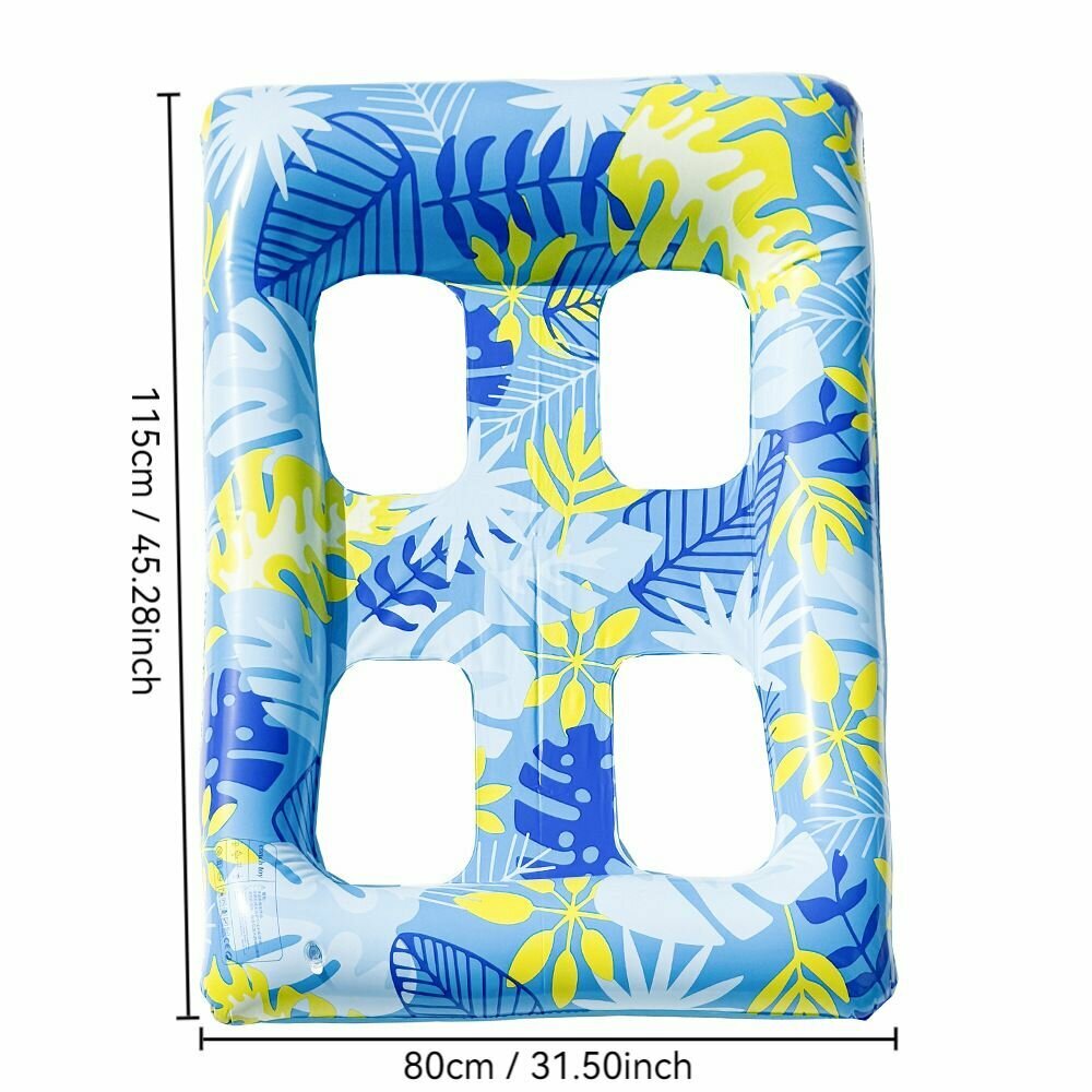 Кольцо для плавания Надувное кресло отдыха на воде Плавающая кровать