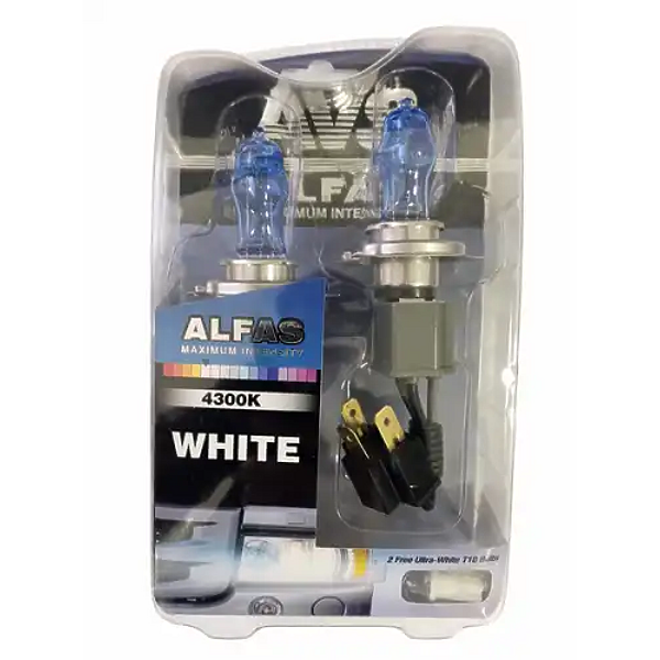 AVS A07237S (A07237S_AV1) к-т ламп 2+2шт онаполненных alfas maximum intensity 4300к h4 24v 75 / 85w + w5w\