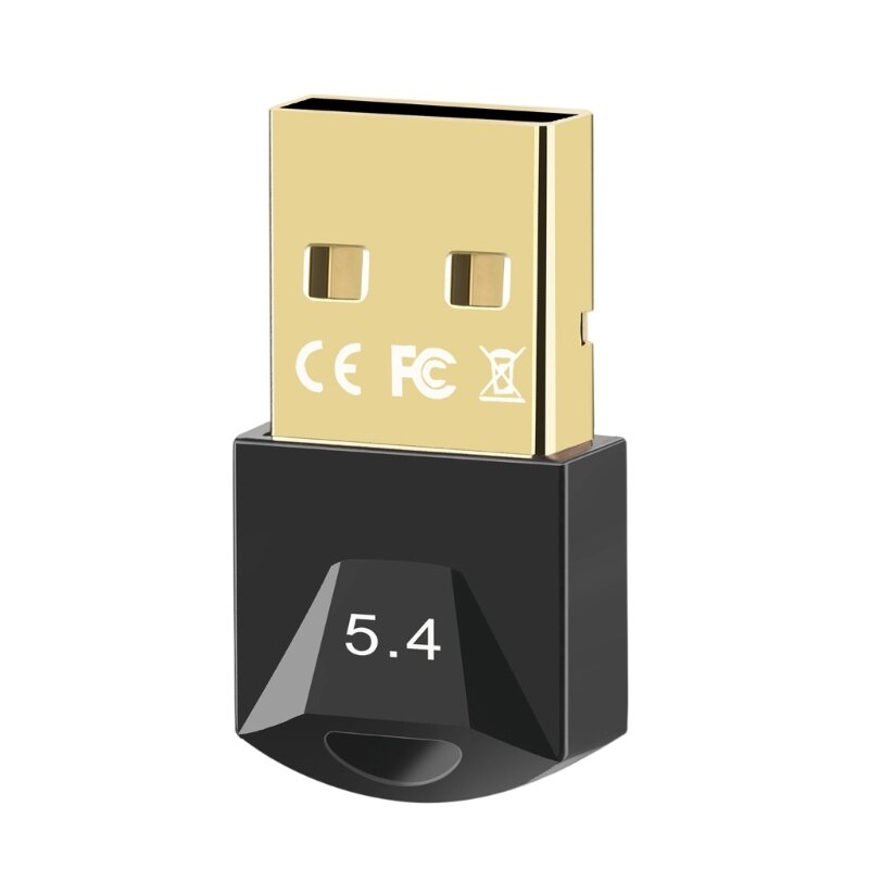 USB-Адаптер Bluetooth-Совместимый 5.4 Беспроводной USB-Приемник-Передатчик для Гарнитур Динамик Клавиатура Мышь Принтеры