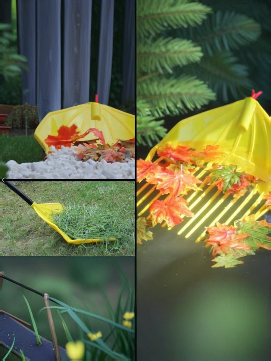 Садовый универсальный инструмент грабли-лопата-просеиватель 3 в 1