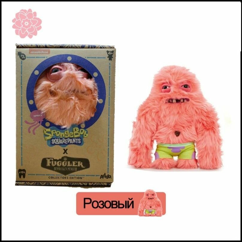 Nickelodeon Fuggler Patrick Star Square Pants Collector Edition/Коллекция плюшевых игрушек из классических мультфильмов, Пайпер Старз