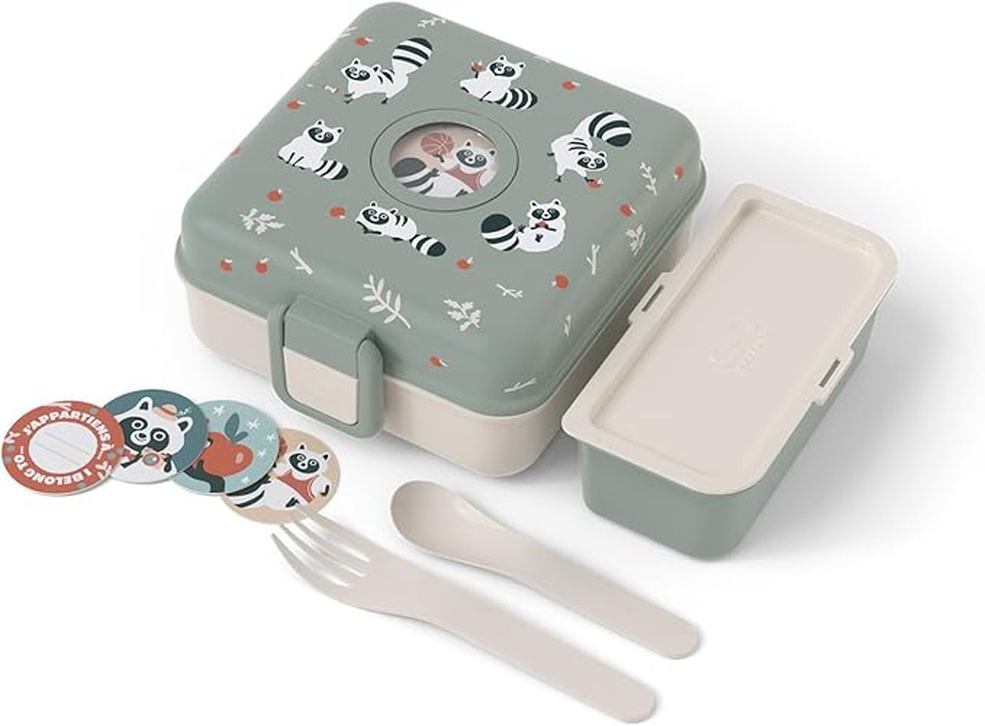 Детский ланч-бокс Monbento Детская коробка для сэндвичей Еноты