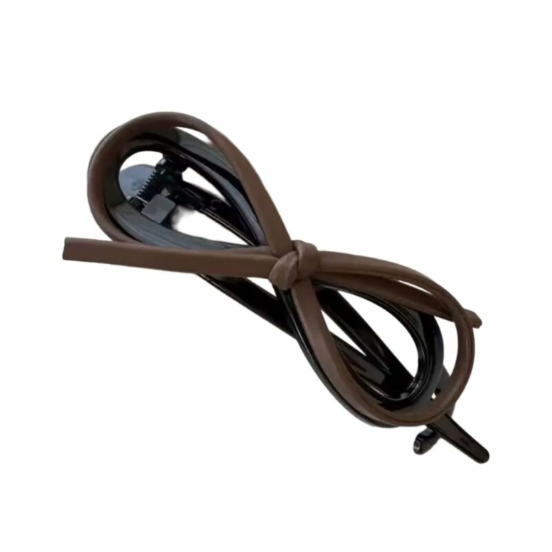 Корейская версия кожаного зажима для скручивания банта-2