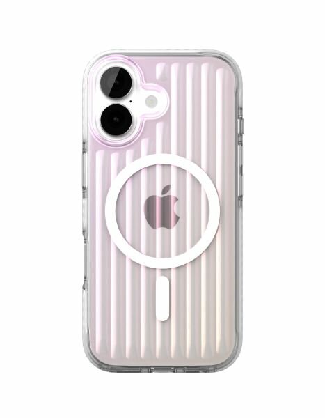 Накладка силикон VLP Pulse Case with MagSafe для Apple iPhone 17 Перламутровый