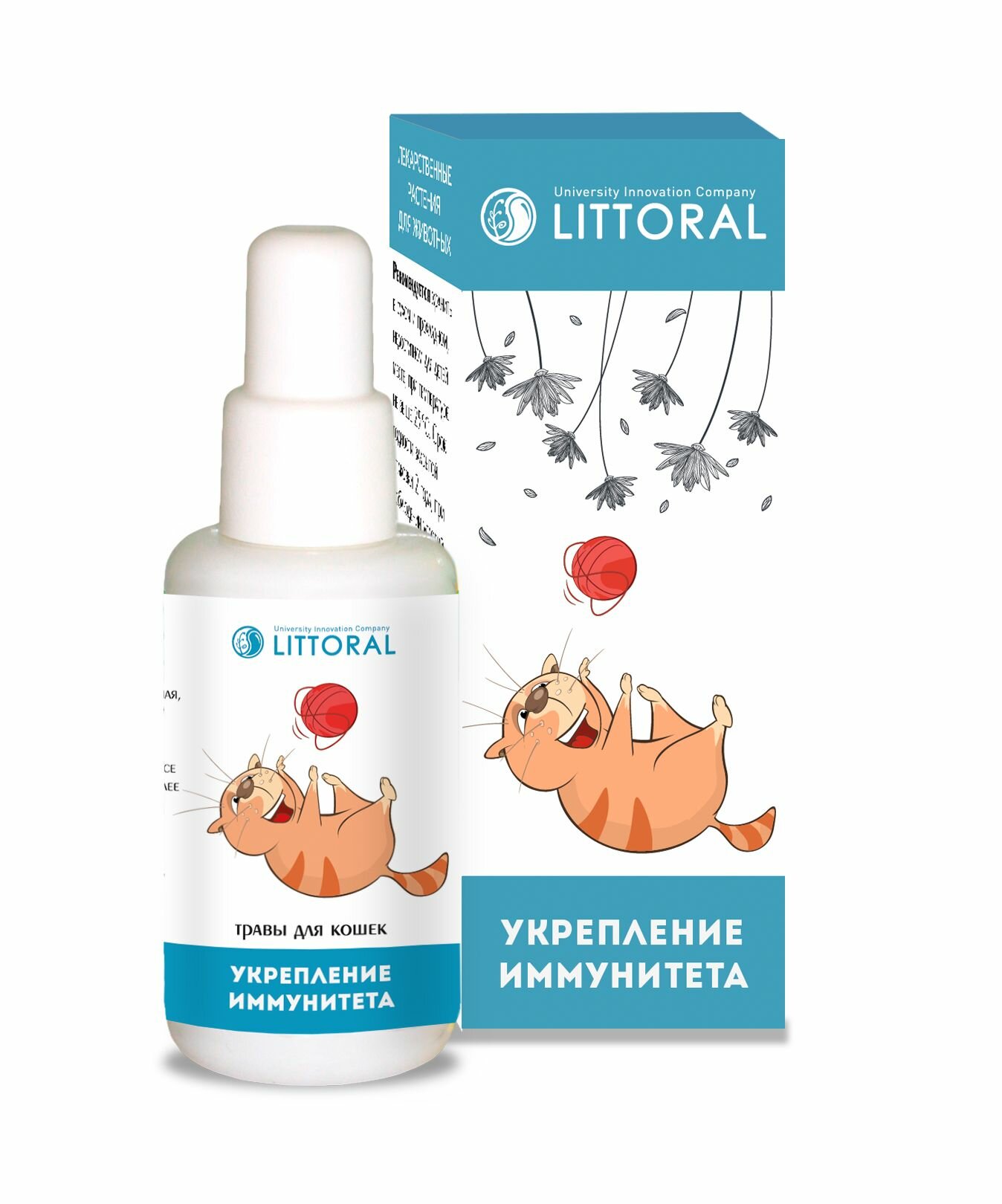 Вака Настойка лечебных трав "Укрепление иммунитета" для кошек, 50 мл