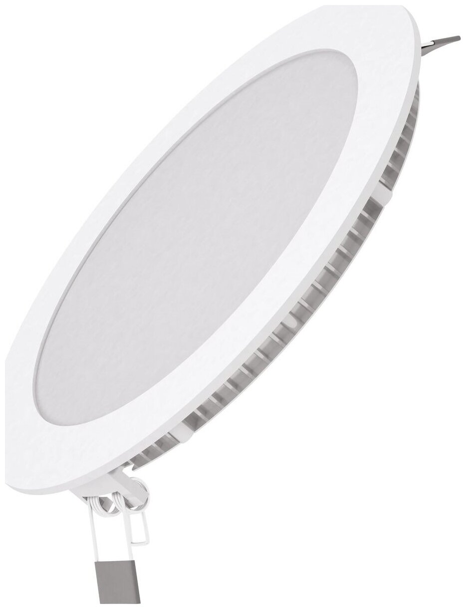 Светильник светодиодный встраиваемый 15 Вт 990 Лм 3000 К 170 мм IP20 Gauss Slim ДВО (939111115) белый