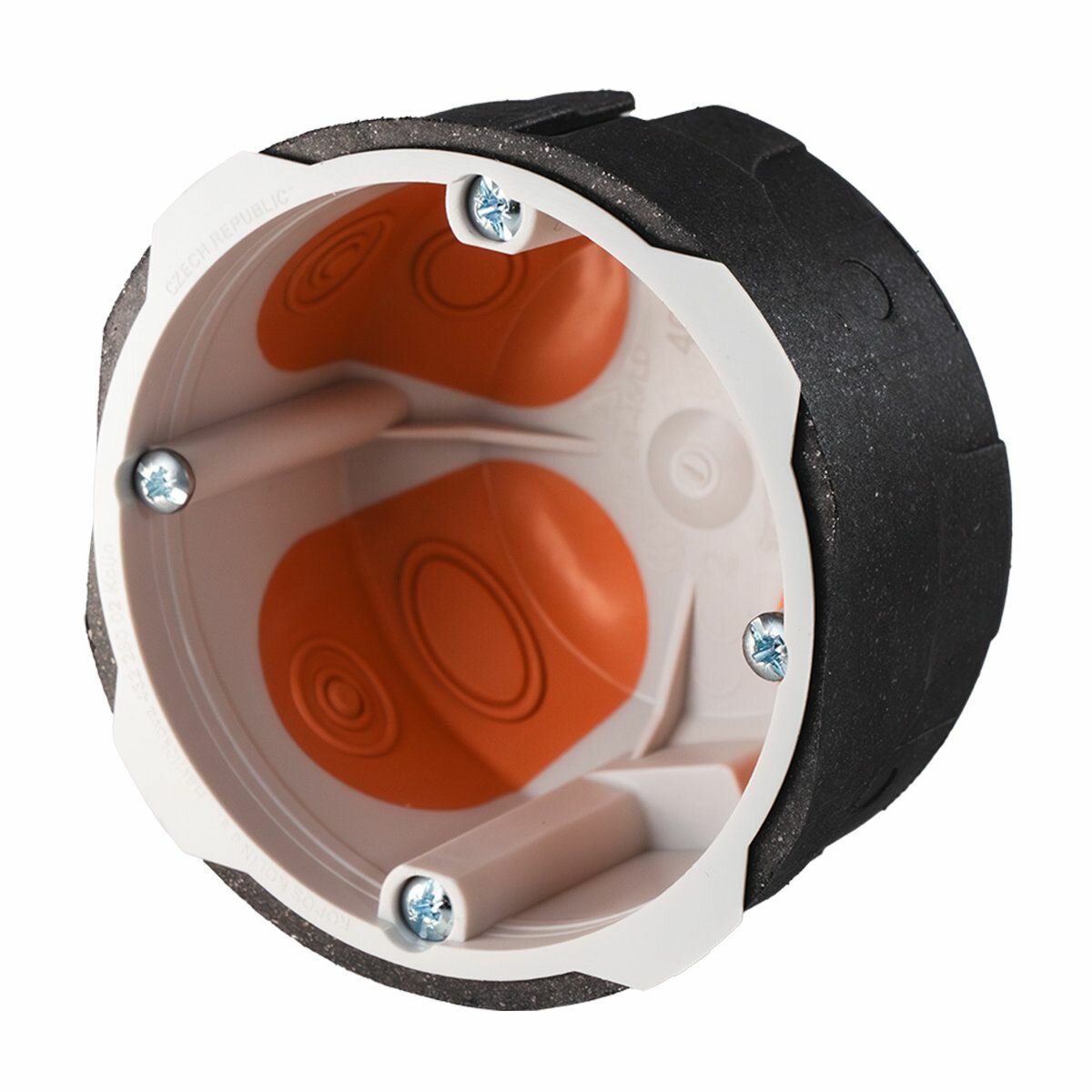 Подрозетник KPZ 68-45_PO Kopos 68х45 мм, огнеупорный, герметичный, для всех видов стен (комплект 2 шт)