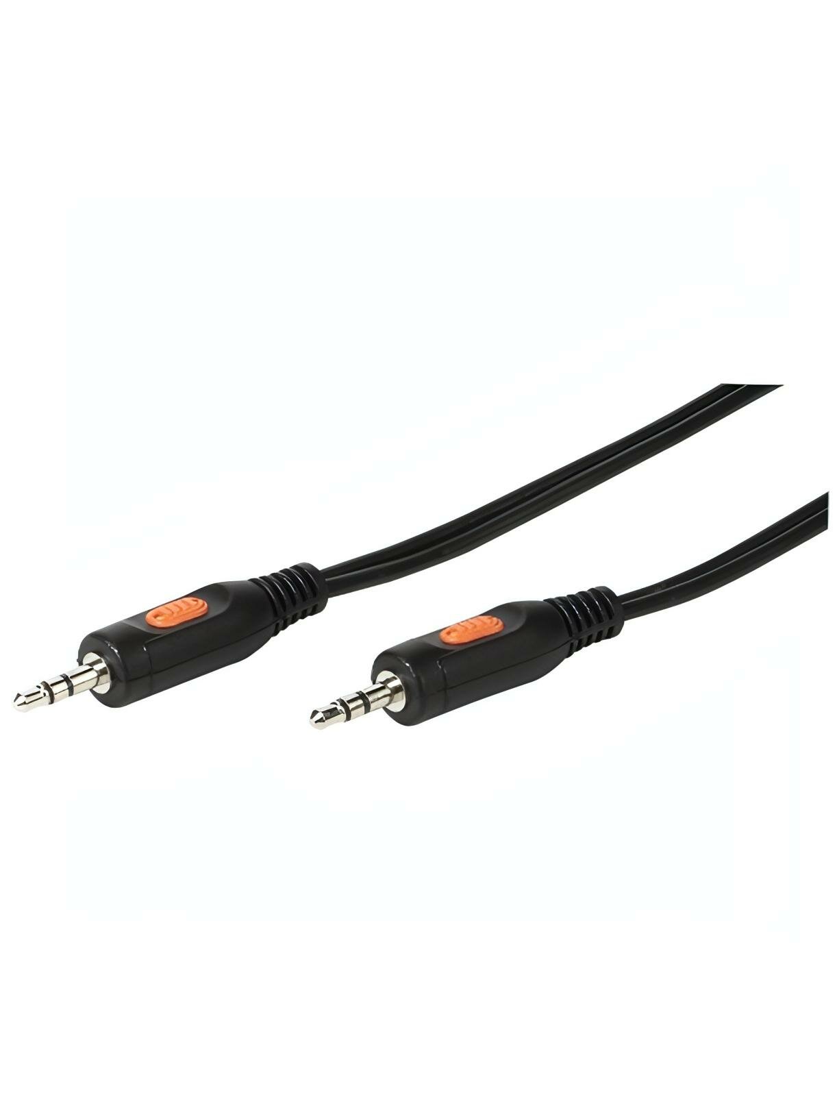 Кабель аналоговый аудио Vivanco Jack3.5 папа/папа 1,5м (46044)