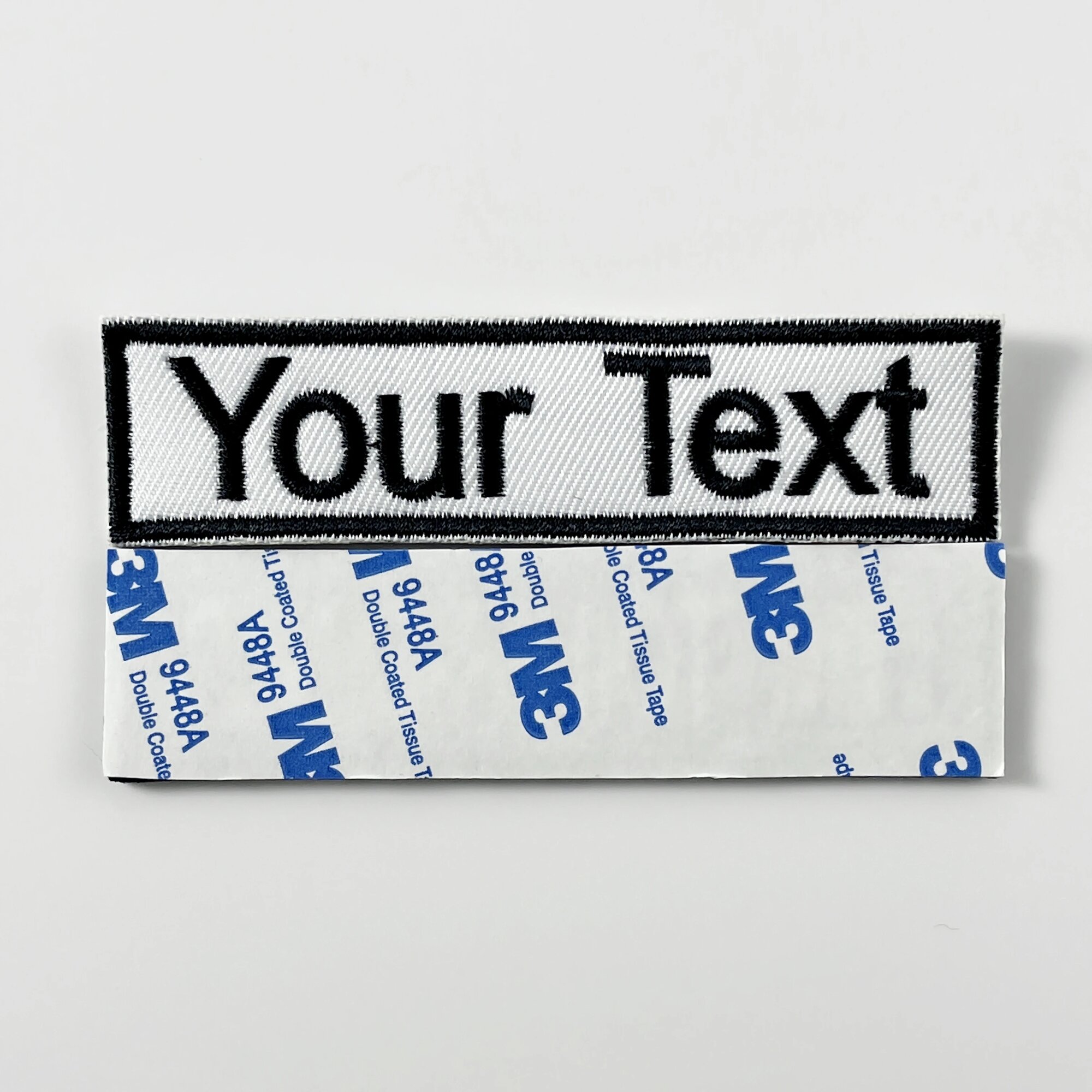 Тактические вышитые нашивки 10х2.5см BLACK-IRON ON