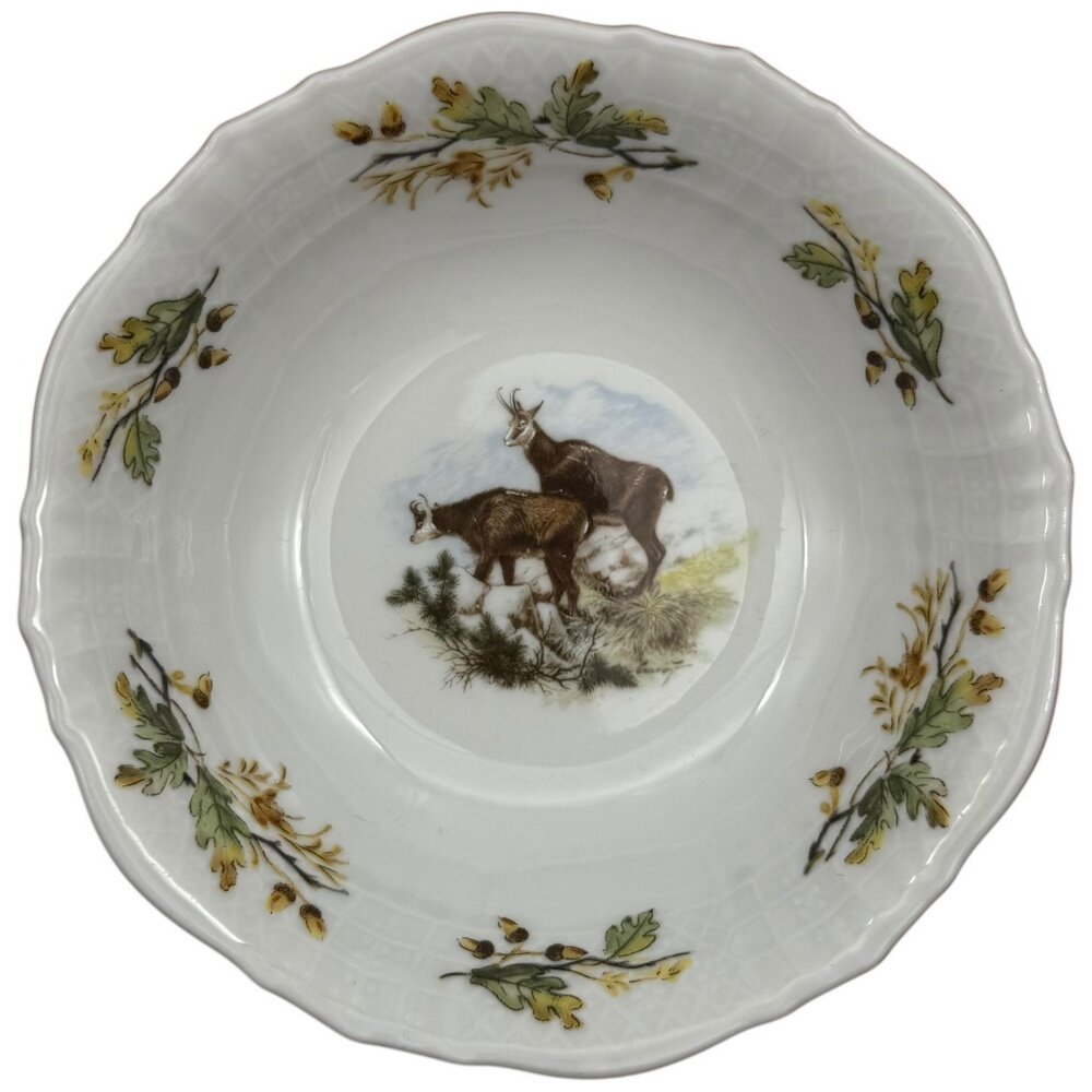 Миска "Серны", 13 см, худ. Чисар Йозеф, 1954-1990 гг, Seltmann Weiden, Германия