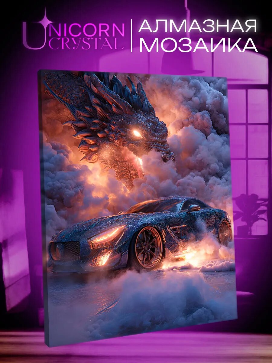 Алмазная мозаика Машина