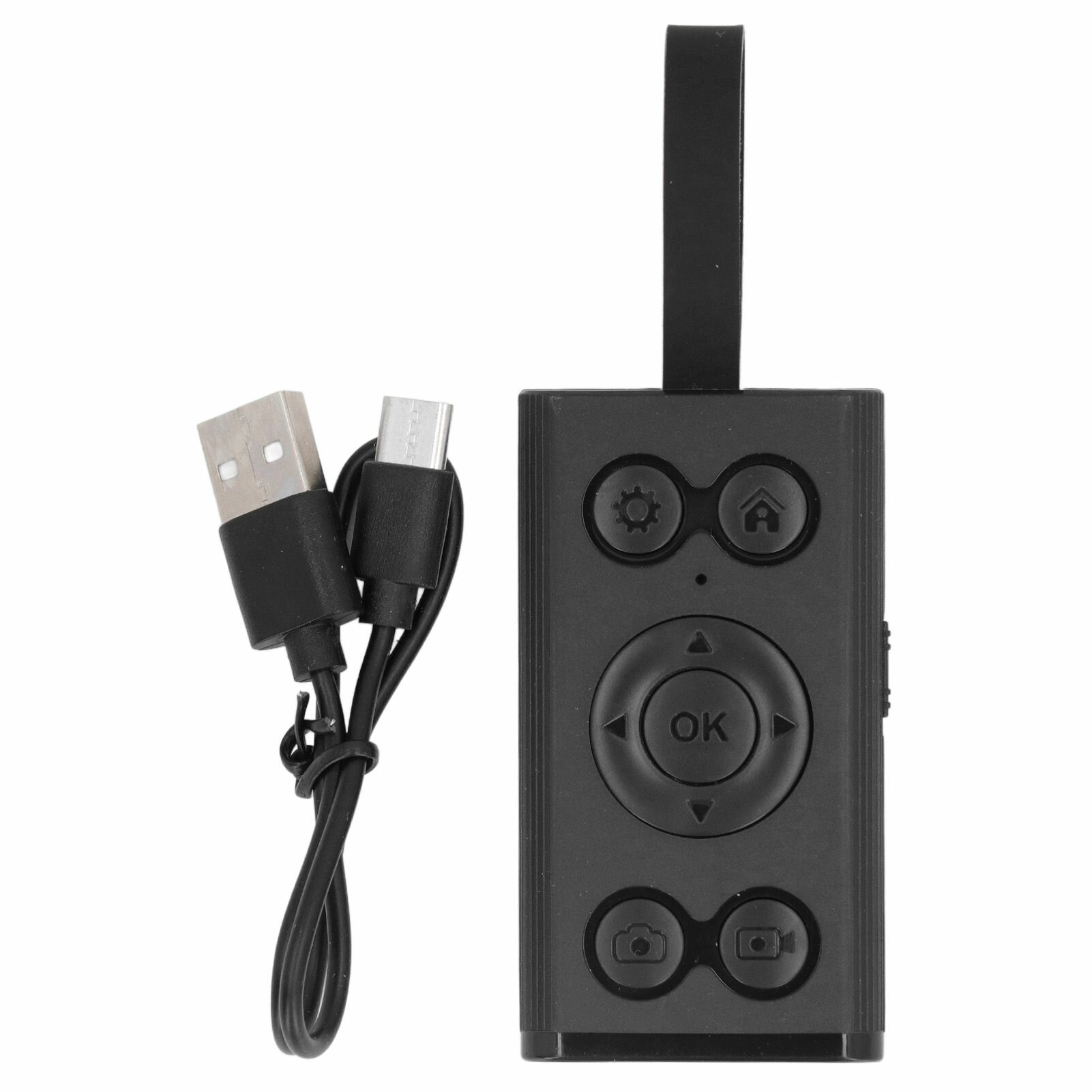 9-клавишный пульт дистанционного управления Bluetooth для телефона и планшета, кликер для селфи камеры, приложение для прокрутки видео, перелистывание страниц книги, черный