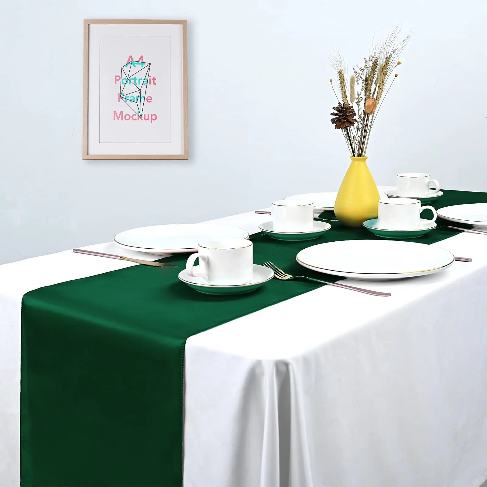 2 шт, яркая свадебная ткань для банкетов, 30x275 см, 2pcs 30x275cm, Изумрудный