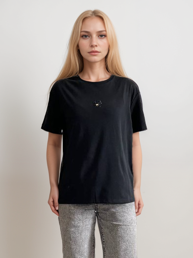 Футболка Футболка женская"Кэрри " в нюдовом цвете