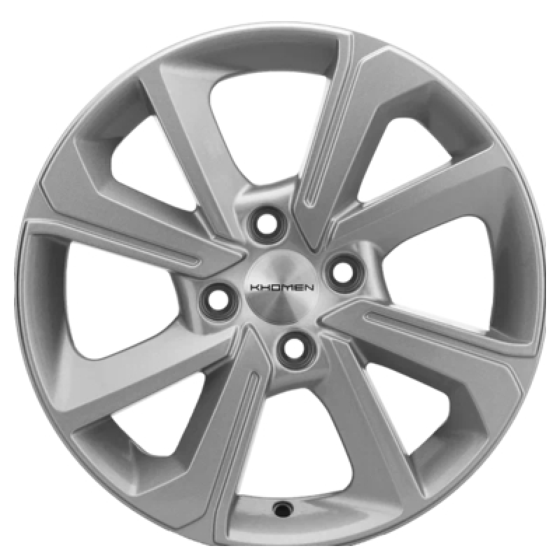 Диск колесный Khomen Wheels KHW1501 (Vesta-Almera) 6,0x15 4x100 Dia60.1 ET50 цвет F-Silver