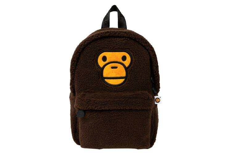 Рюкзак унисекс A BATHING APE полиэстеровый коричневый, one size, S EU