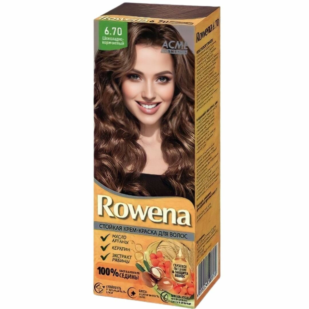 ACME Color Краска для волос ROWENA Стойкая тон 6.70 шоколадно-коричневый