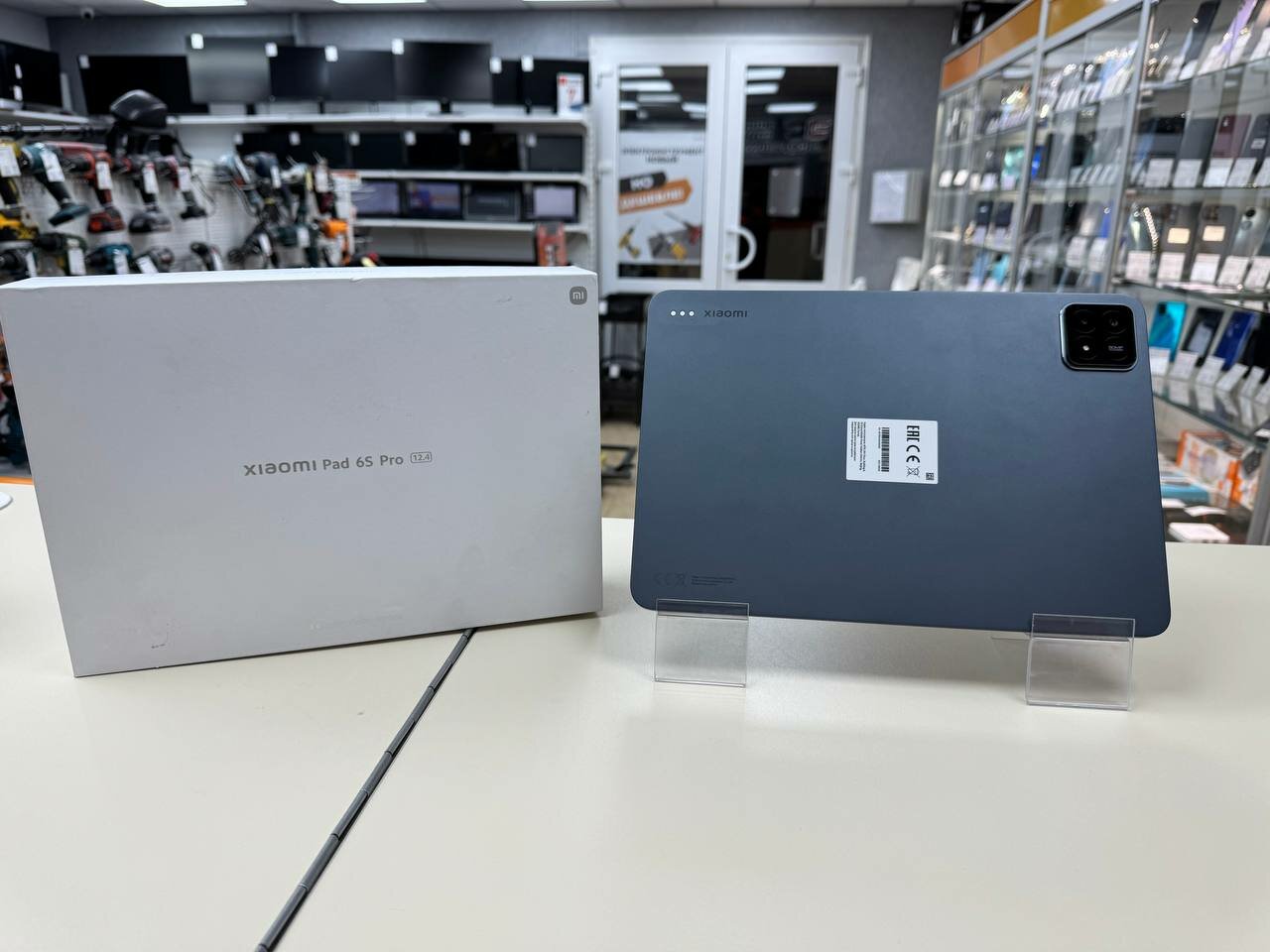 12.4" Планшет Xiaomi Pad 6S Pro 12.4 8/256 ГБ, Wi-Fi, Android 14, graphite grey Б/У