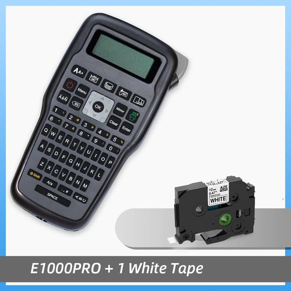 Портативный принтер этикеток MarkDomain E1000PRO, Grey Label Maker