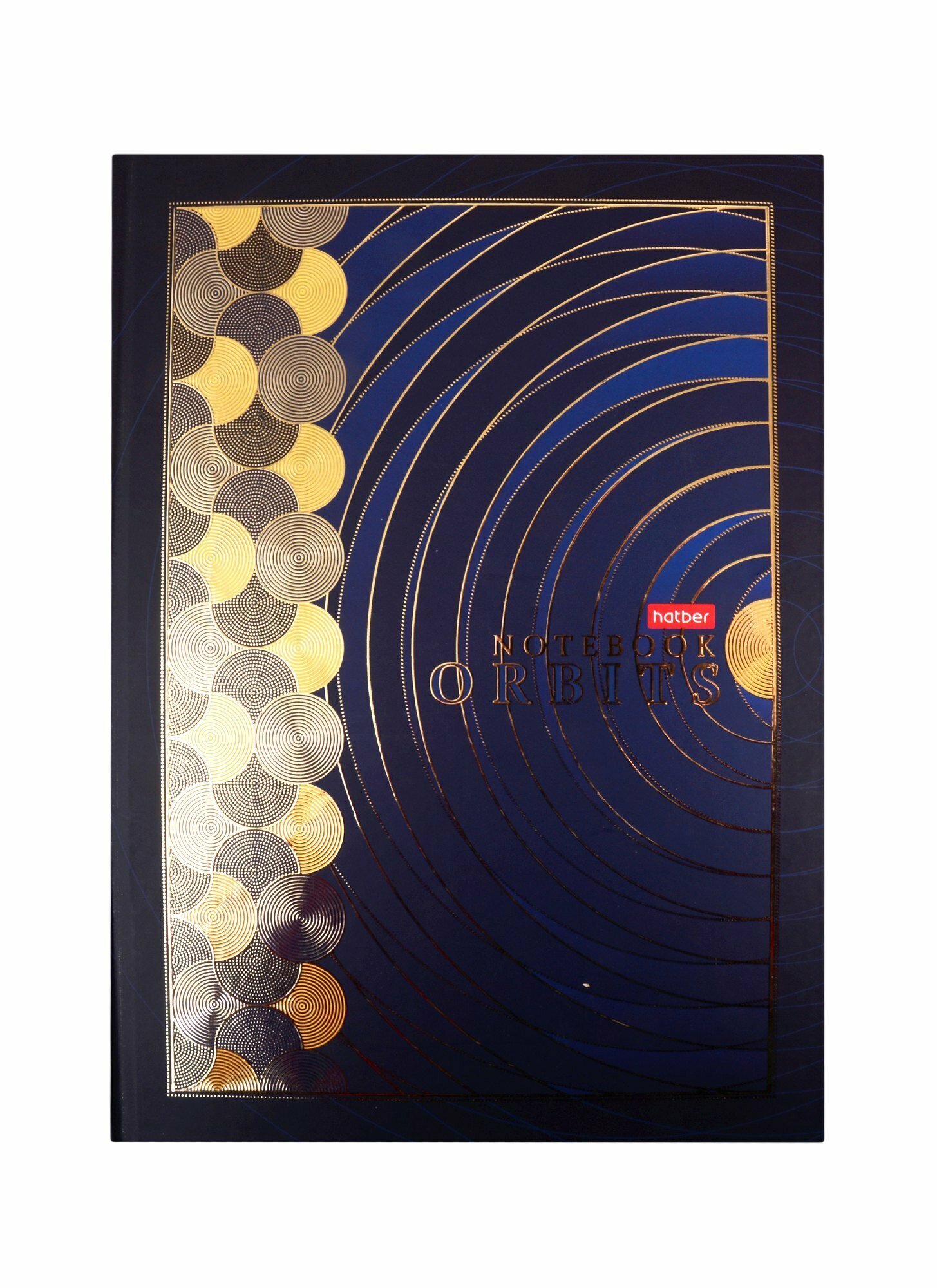 Книга для записей А4 80л кл. "Притяжение" 7БЦ, мат. ламинация, 3D фольга