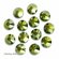 Стразы Olivine Shimmer, изумрудные, SS30, 288шт