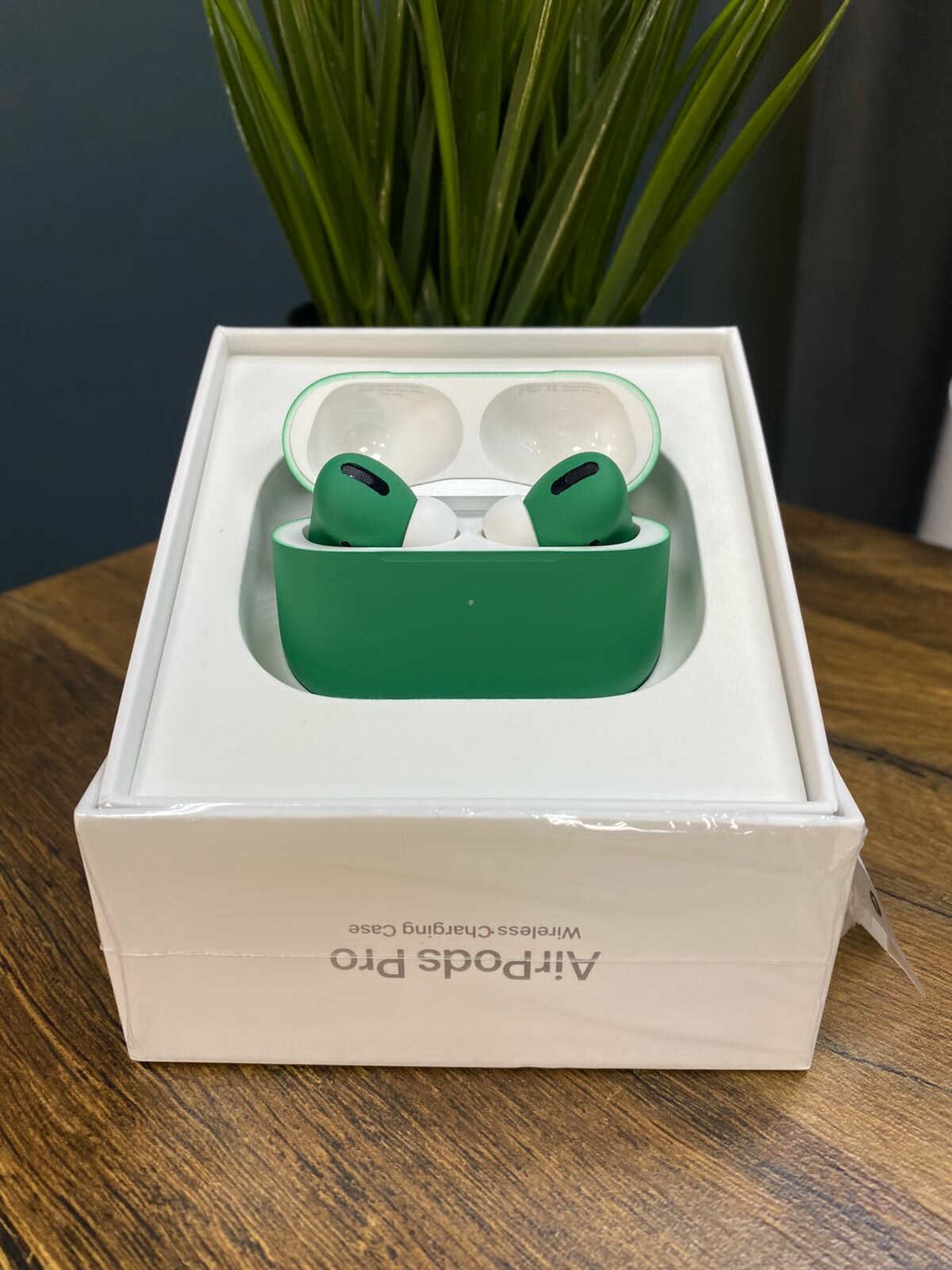 Наушники AirPods Pro 2 Color Type-C (2023) Зеленый матовый (Ral_6016)