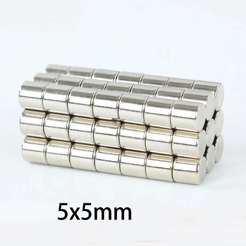 Магниты круглые 5x5 мм, 10 шт.