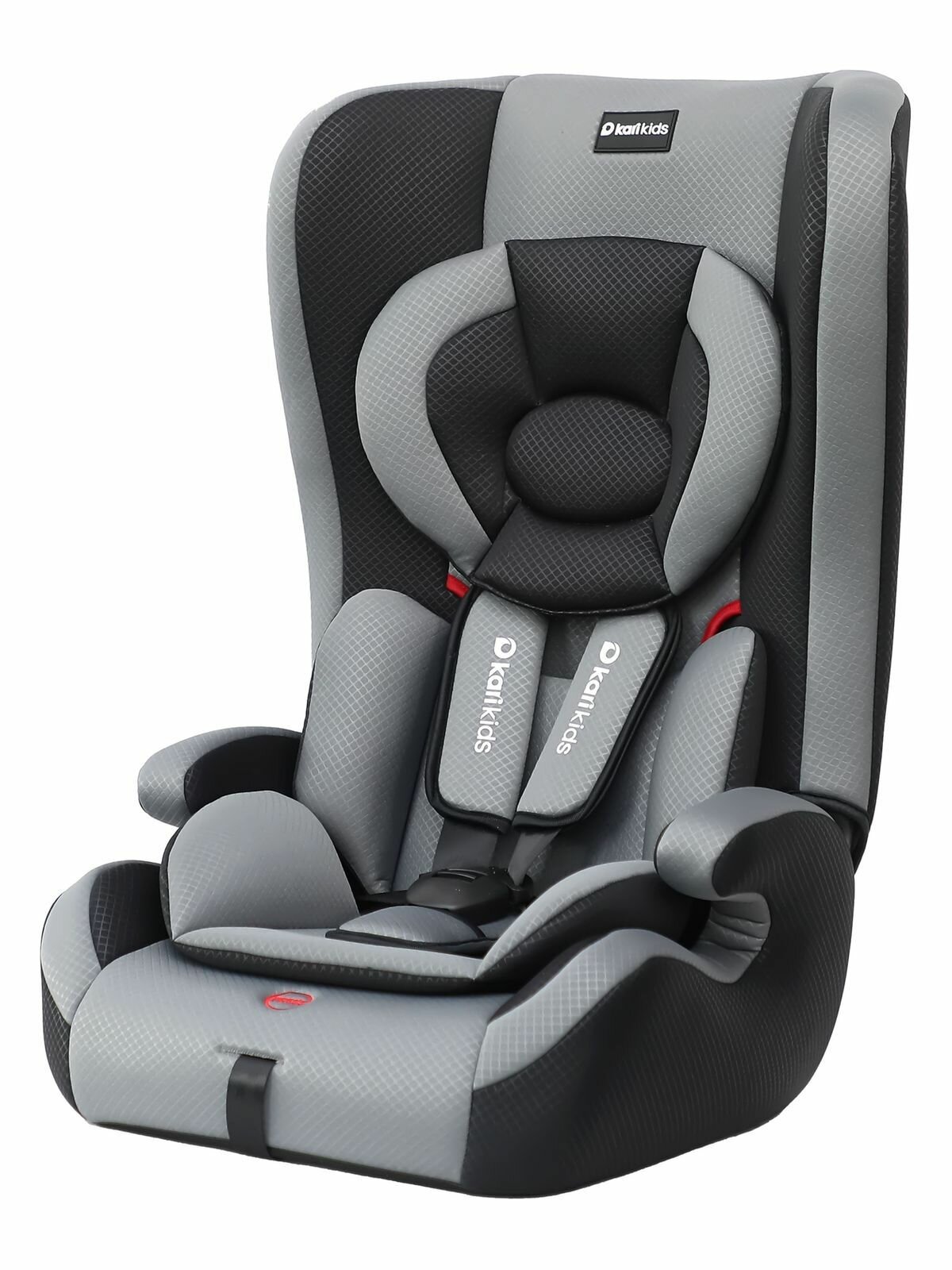Автокресло детское (группы 1/2/3), 9-36 кг, с анатомическим вкладышем, трансформация в бустер, цвет серый