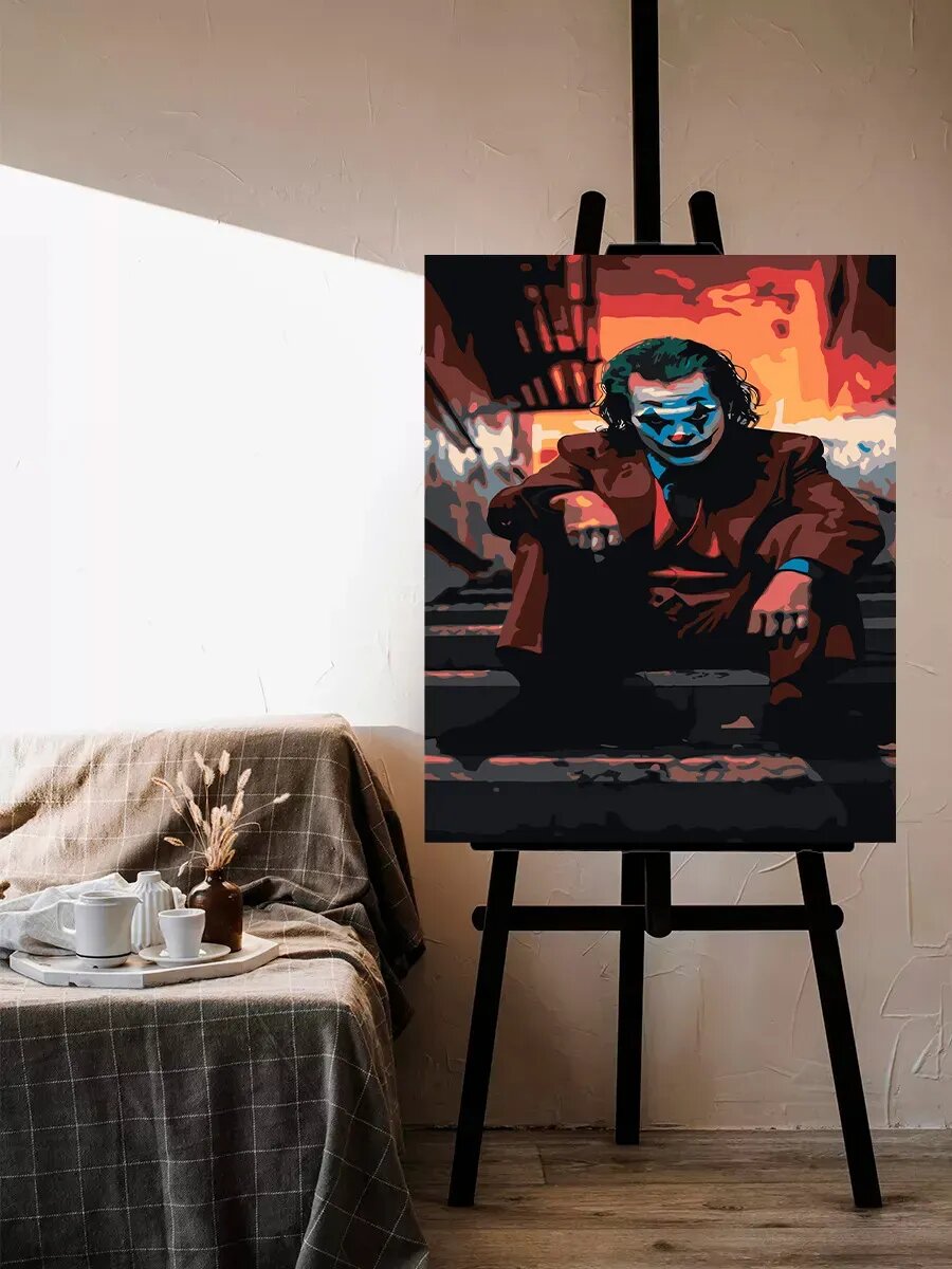 Картина по номерам Джокер Joker DC Comics Фильм Суперзлодей