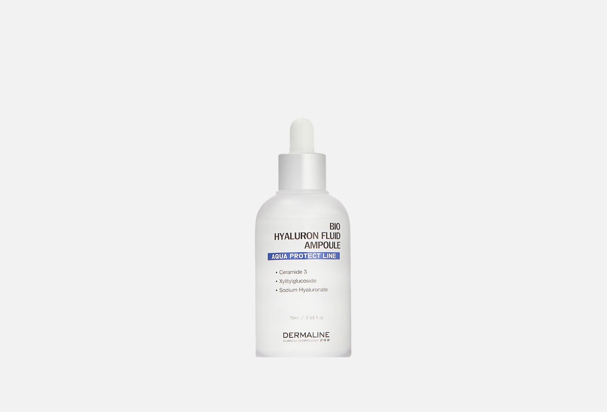 Ампульный флюид для лица DERMALINE HYALURON 75 мл