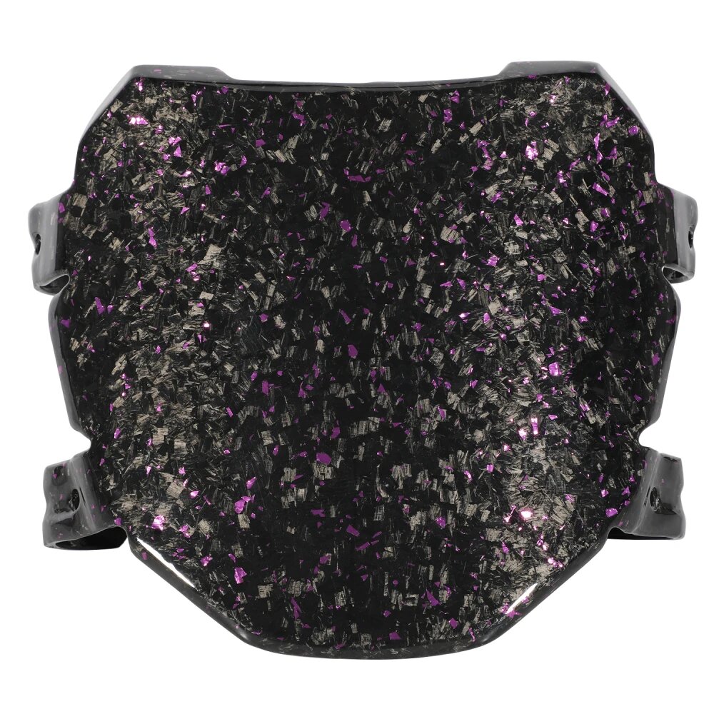 Funparts номерной знак мотоцикла из углеродного волокна для Surron Lightbee S/X SEGWAY фиолетовый