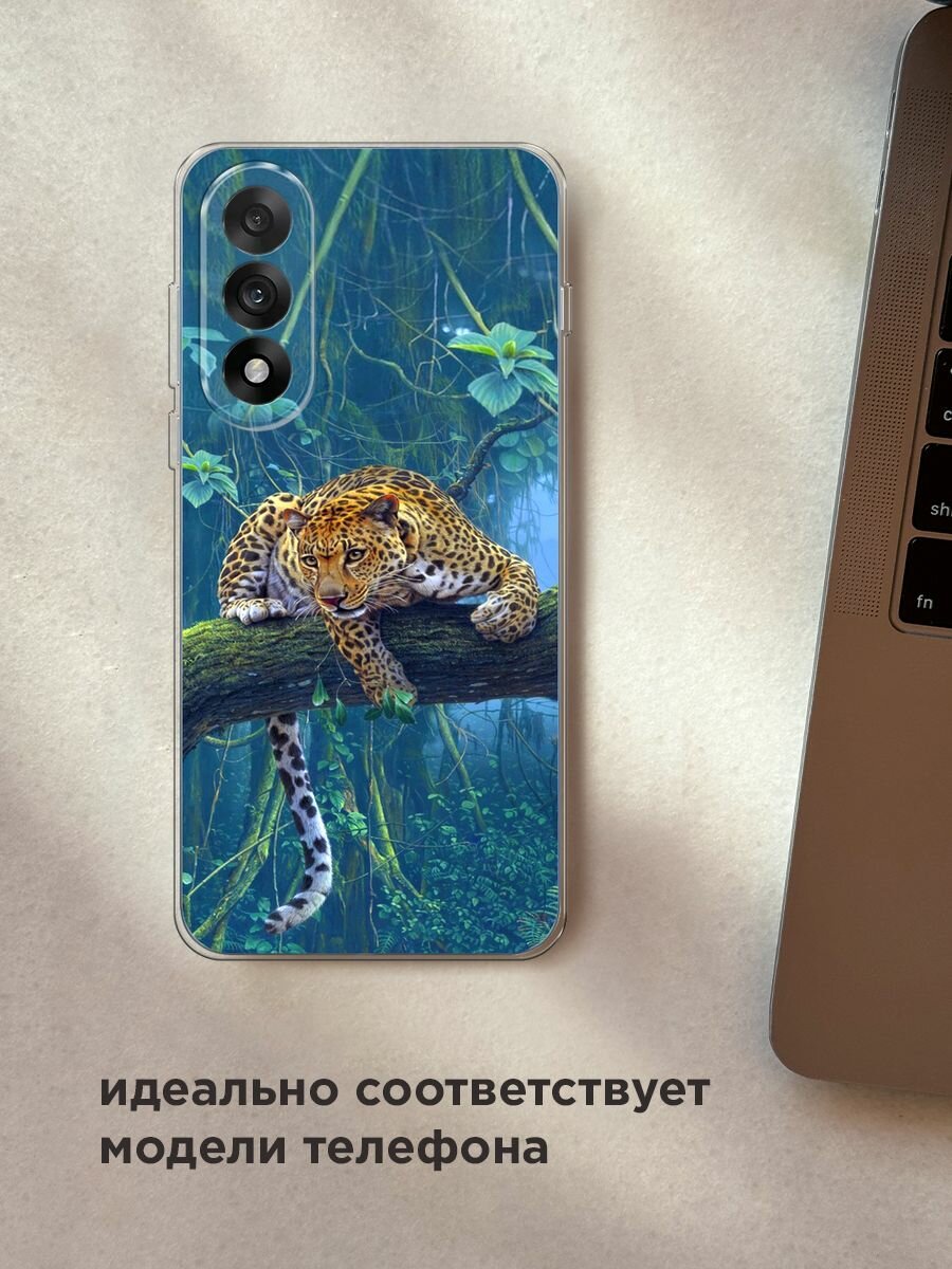 Чехол на OnePlus Nord 5 / Ван Плас Норд 5 с принтом "Леопард охотник" — фото 1